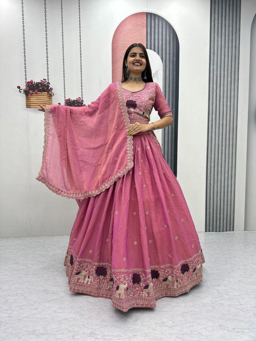 Festival Special Heavy Embroidered Lehenga Choli Set | Fully Stitched ...