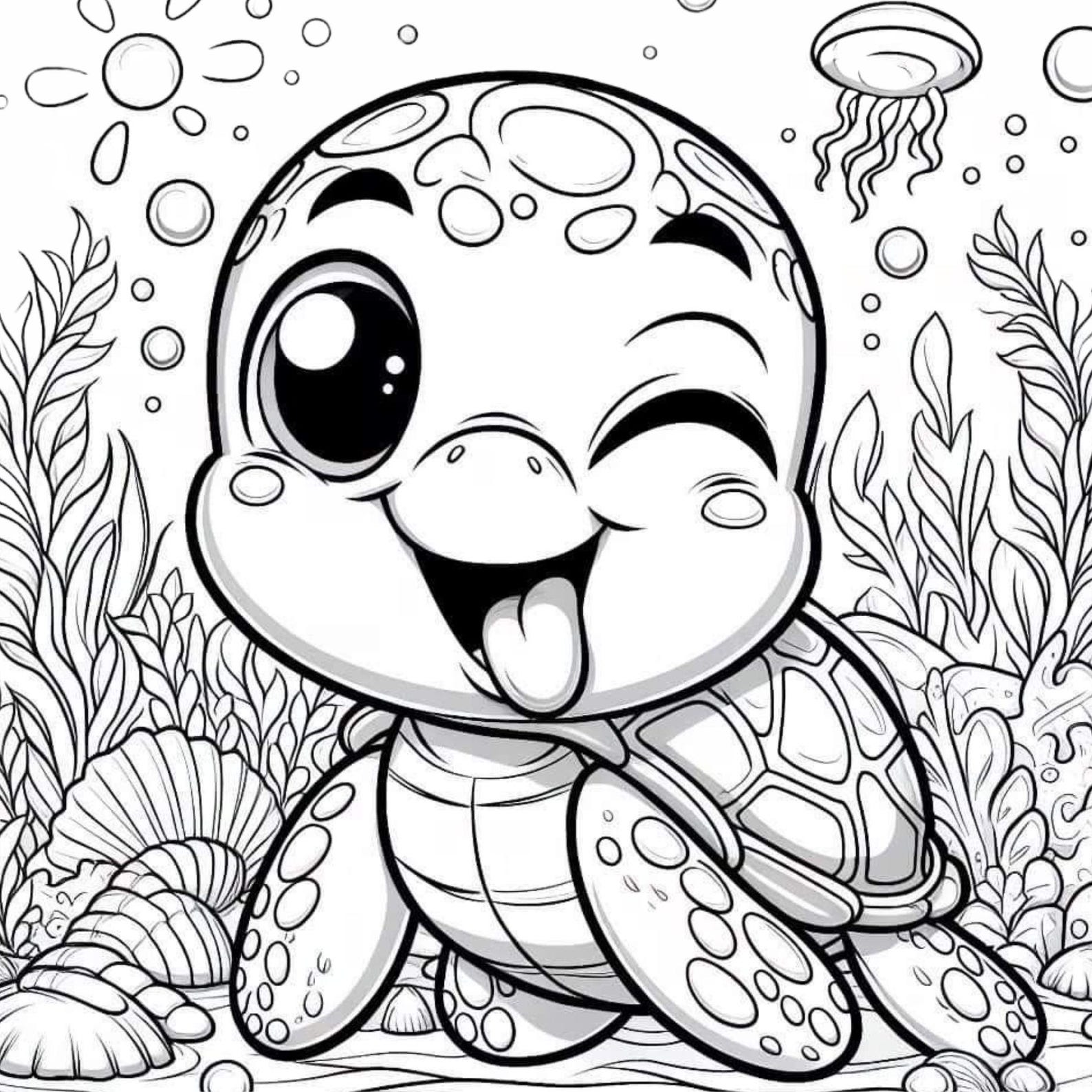 Animal Drawing Set – Tortoise Tiger Rabbit Elephant Illustration ...