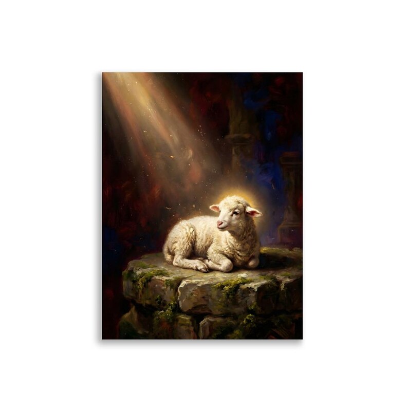 Lamb of God Poster, Agnus Dei Baroque Art Print - Etsy