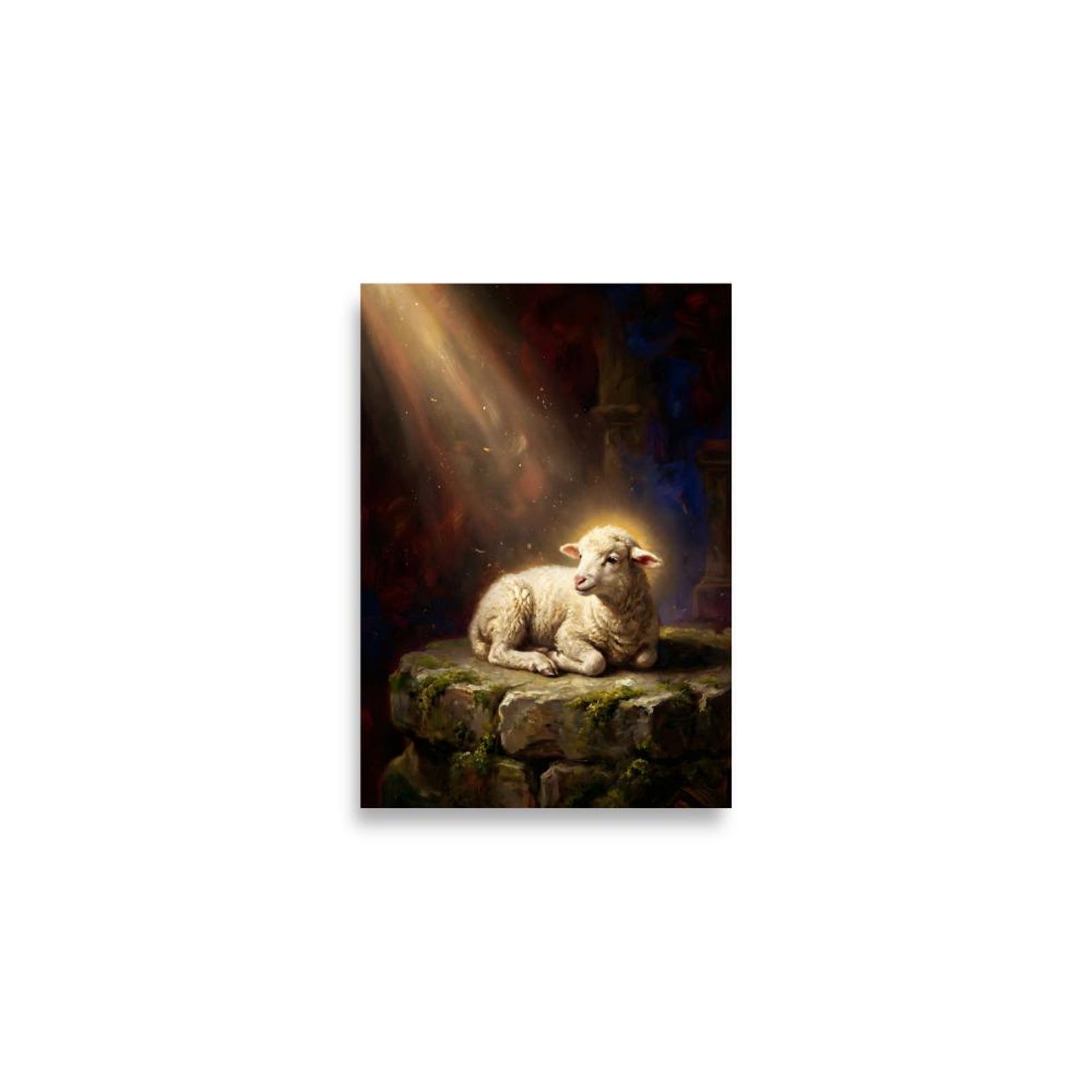 Lamb of God Poster, Agnus Dei Baroque Art Print - Etsy
