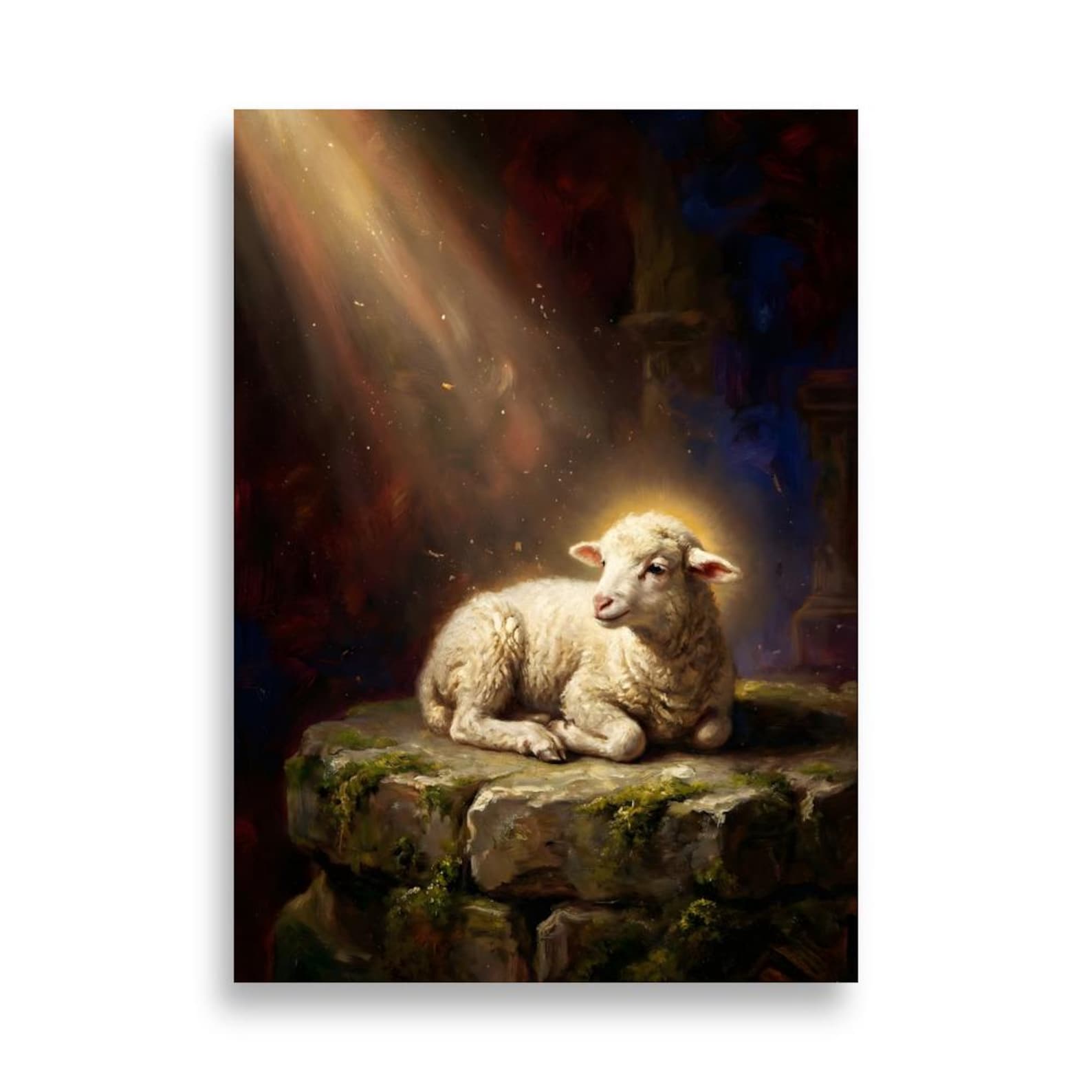 Lamb of God Poster, Agnus Dei Baroque Art Print - Etsy