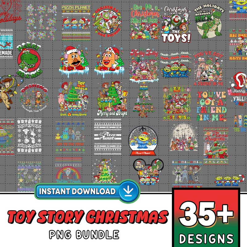Toy Story Christmas - Etsy