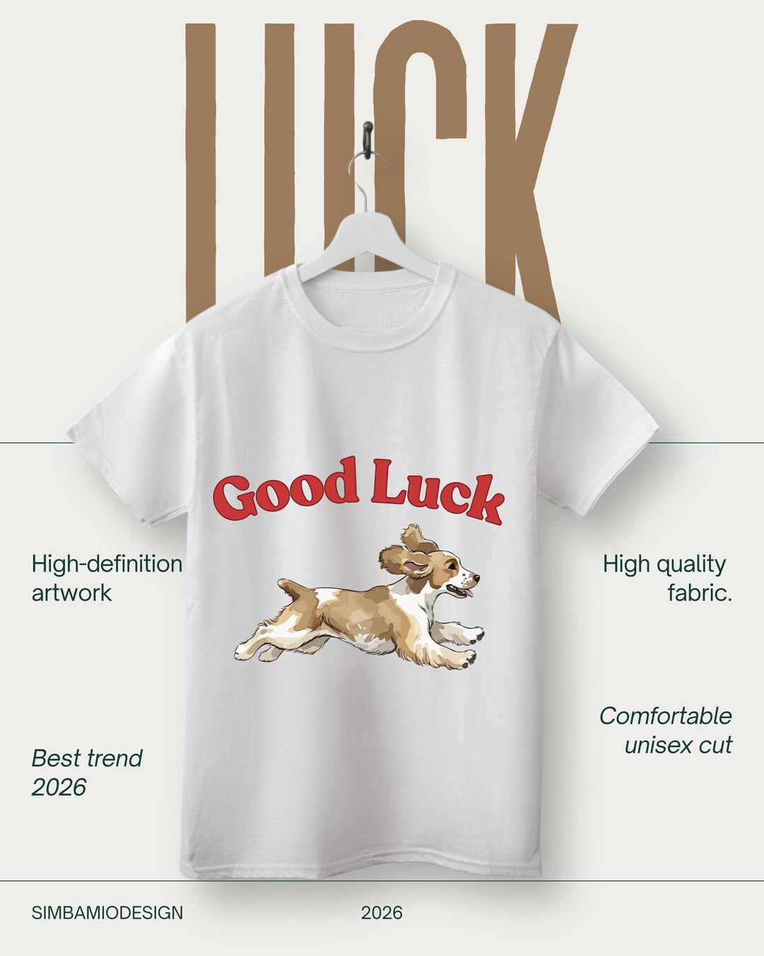 Good Luck Dog T-shirt, Lucky Dog Graphic Tee, the Secret Life of Pets ...