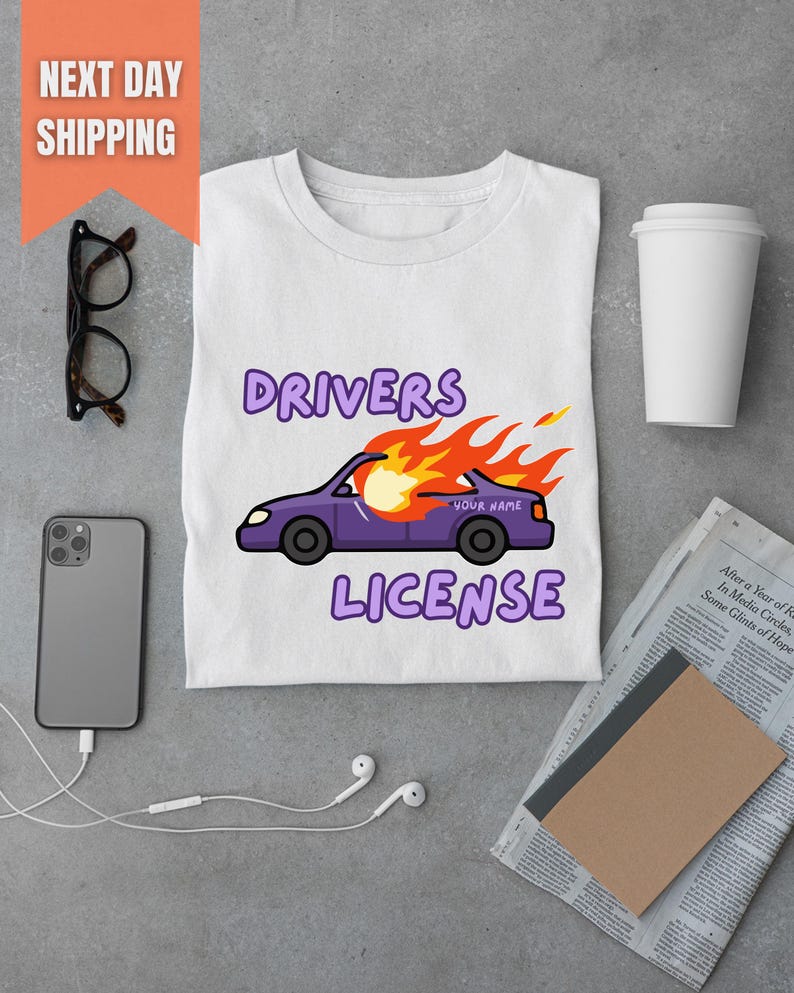 Olivia Rodrigo Drivers License T-shirt, Sour Album Inspired T-shirt ...