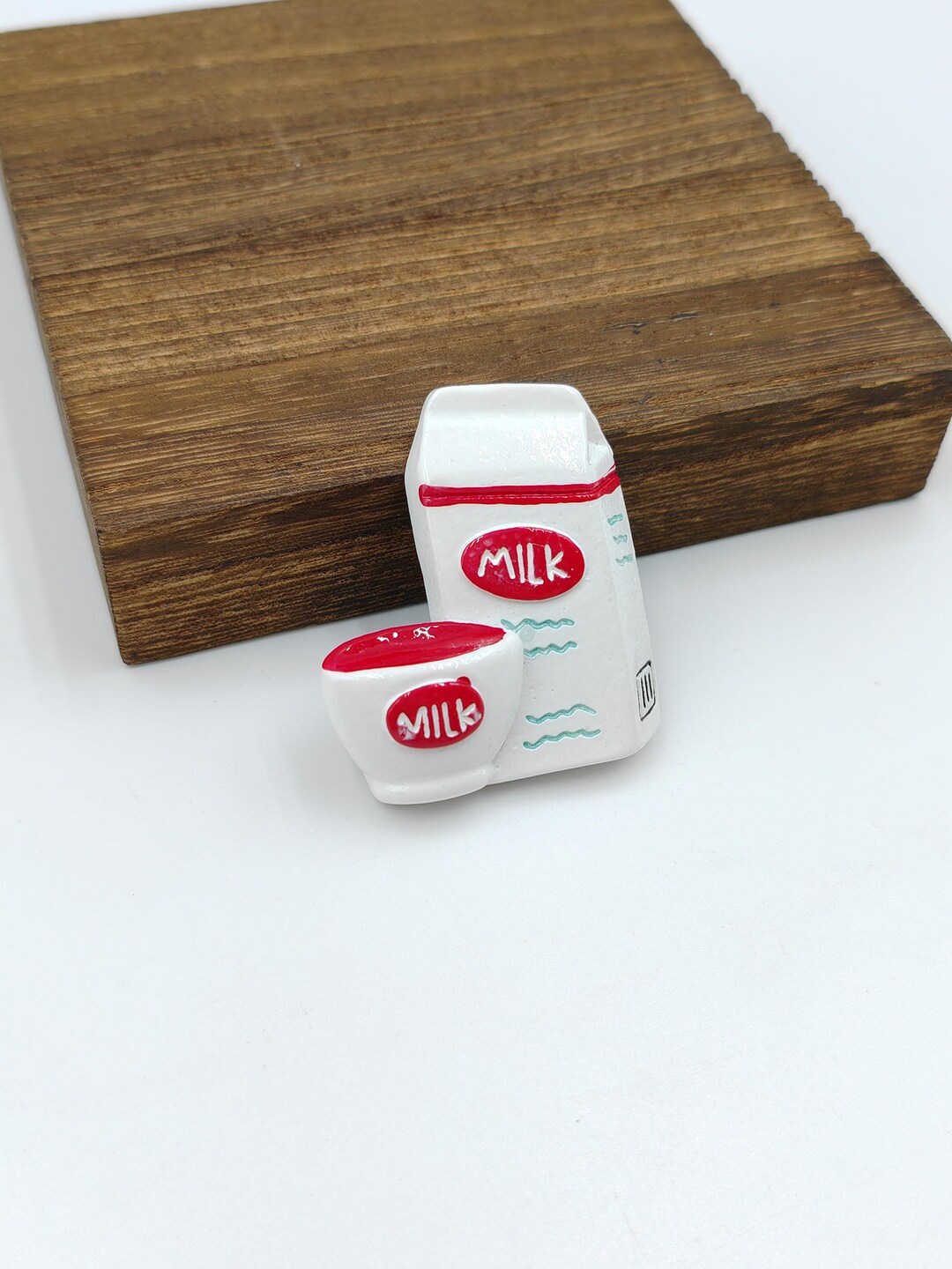 Milk Fridge Magnet, Fun Food Resin Decor - Etsy