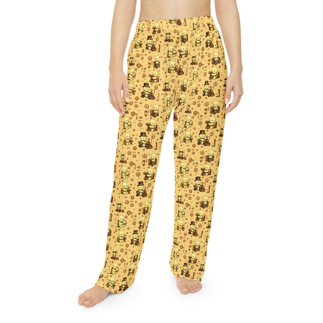 Steampunk Smiski Pajama Pants I Gather All Your Gears! - Etsy