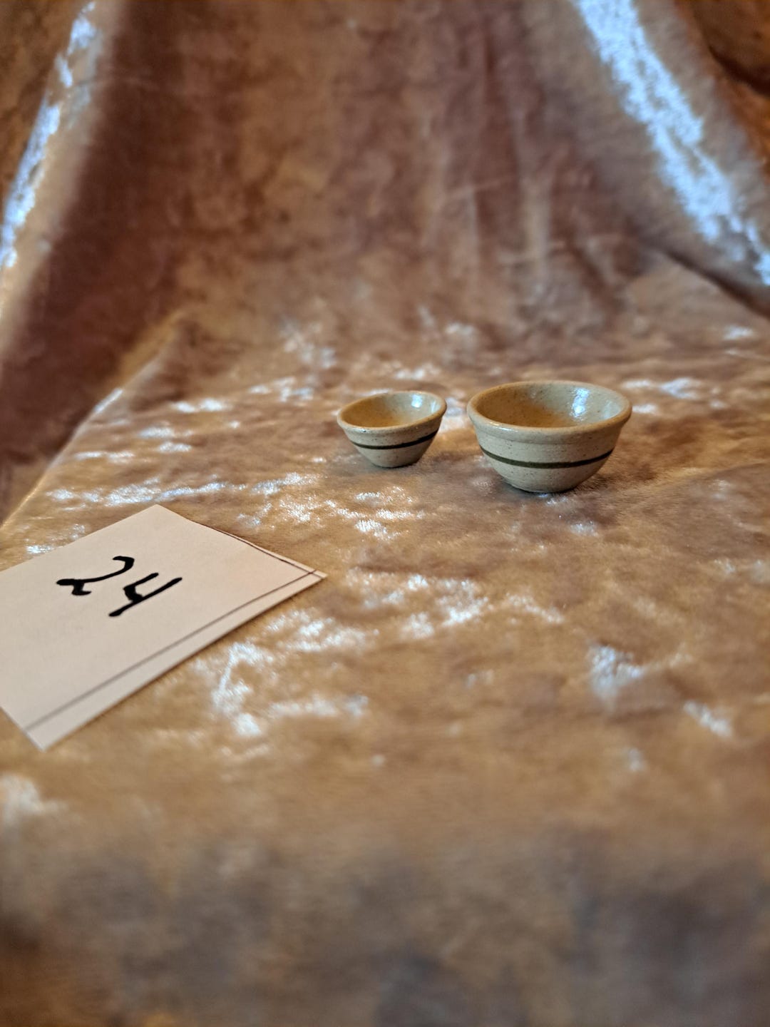 N.24, IGMA Artisan, Jane Graber Pottery, Nesting Bowls, 3 Bowls, 1/12th ...