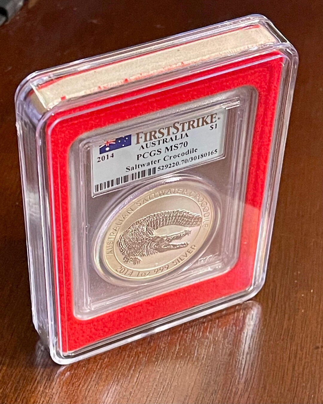 5 Clear Acrylic PCGS Graded Coin Display Stand Protector Holder Cases ...