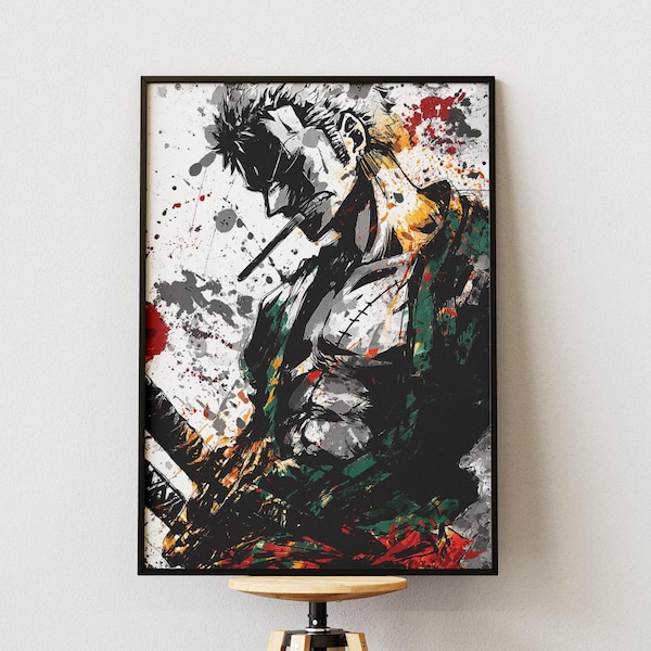 Roronoa Zoro Manga Panel - Etsy