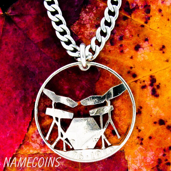 Electric Drum Set Necklace Drummer Gift Rockers Jewelry | Etsy