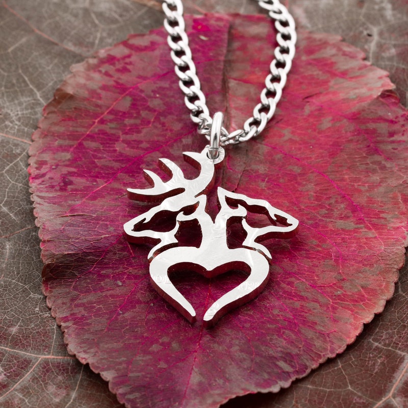 Buck and Doe Heart - Etsy