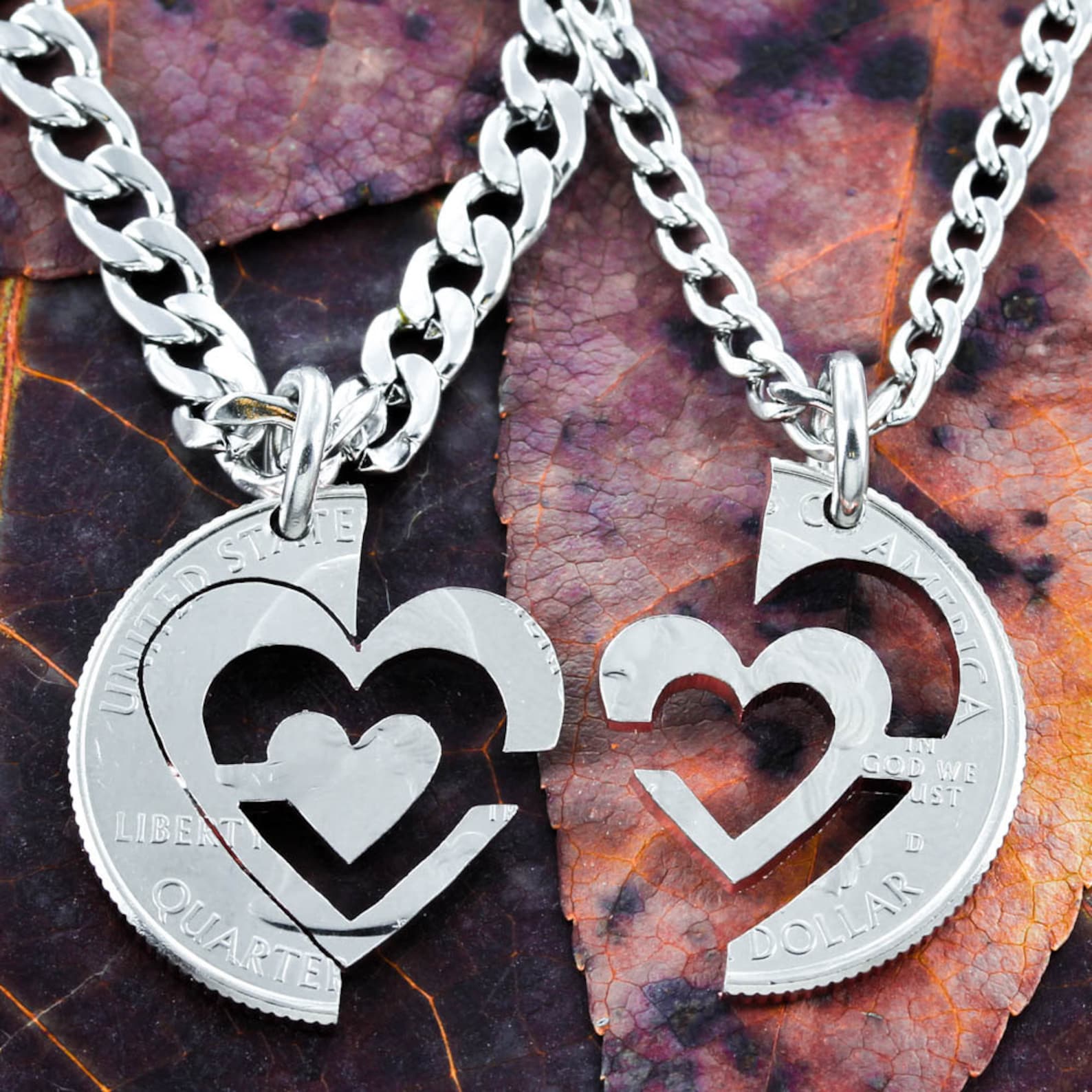 I Carry Your Heart Necklaces Couples Jewelry Interlocking - Etsy