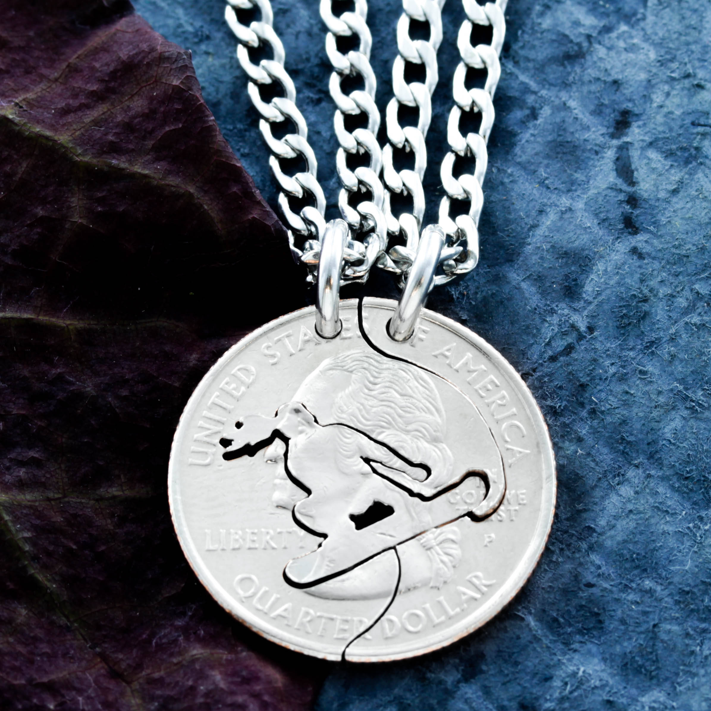 Snowboard Necklace for Girls Best Friends Forever Necklaces | Etsy