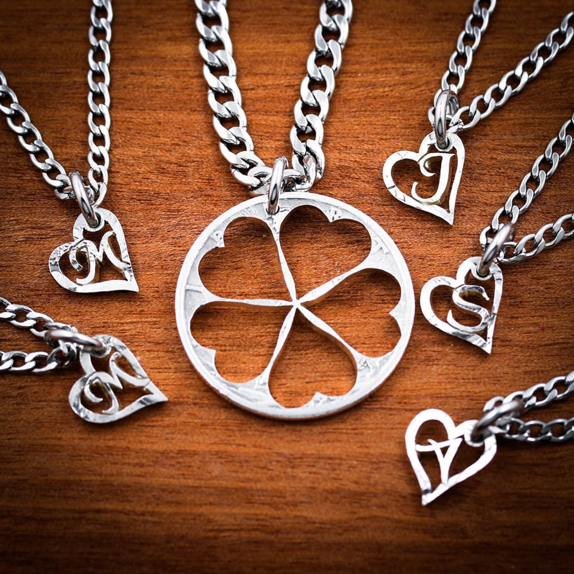 6 Best Friends Necklaces 6 BFF Gifts Custom Names Custom - Etsy