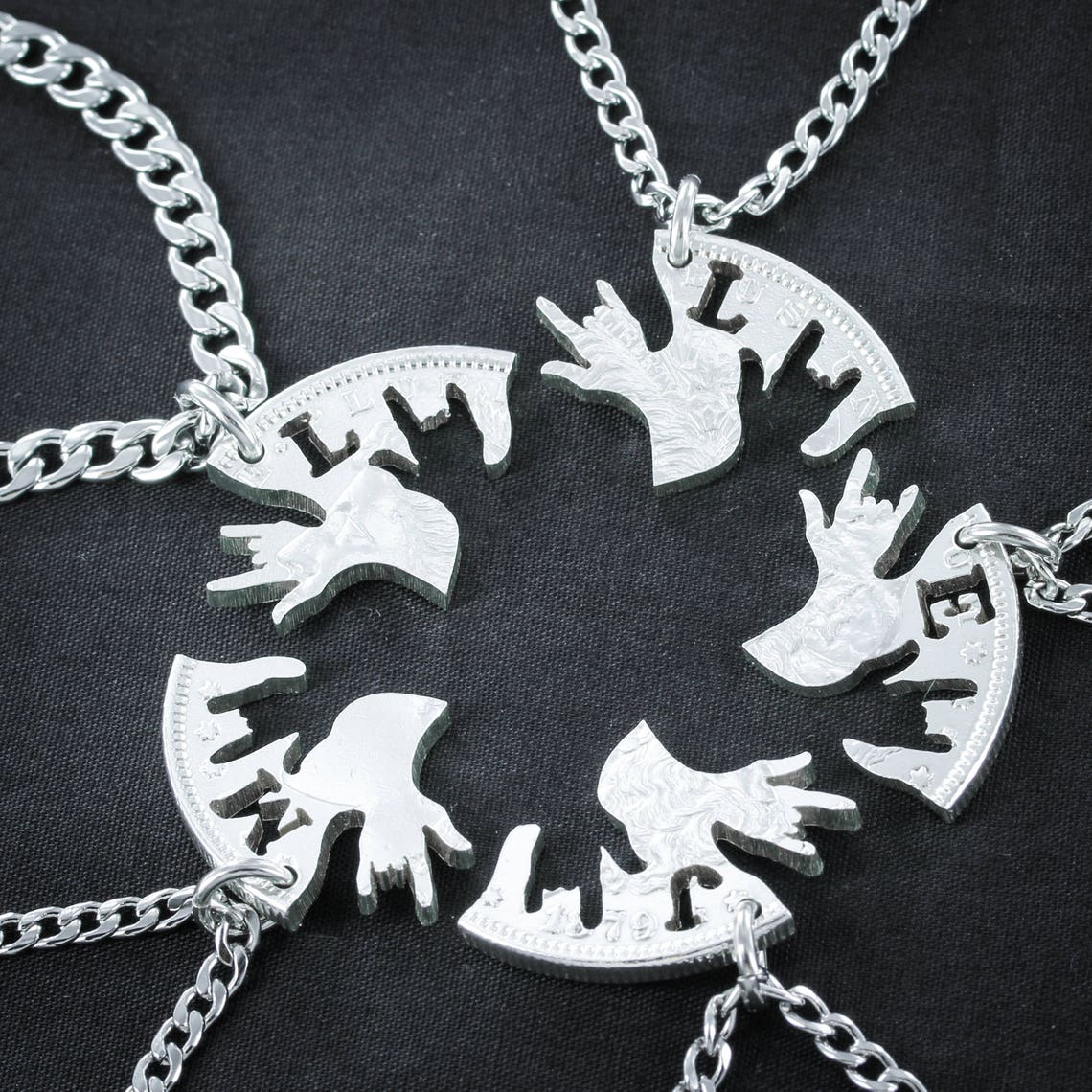 5 Best Friends or Family Necklaces With Custom Initials I | Etsy