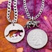 Bobcat Necklaces, Inside and Outside Pieces, Best Friends or Couples ...