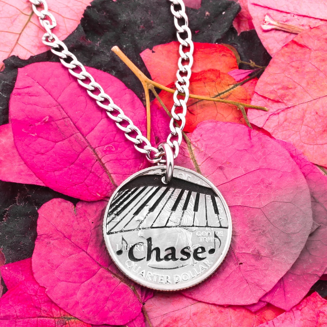 Engraved Piano and Music Notes With Personalized Name, Musician ...