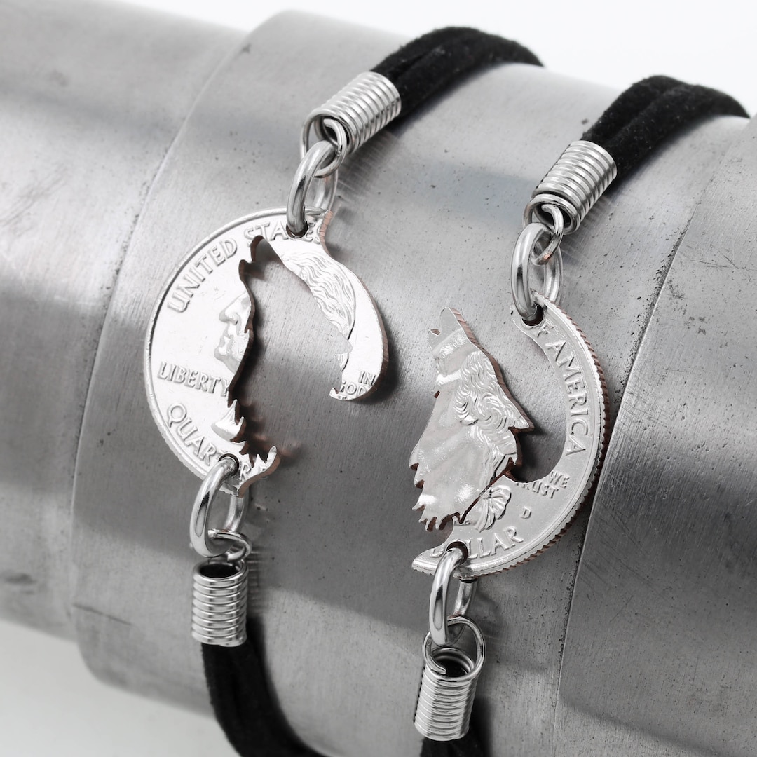 Howling Wolves Bracelet, Interlocking Best Friends Jewelry, Animal ...