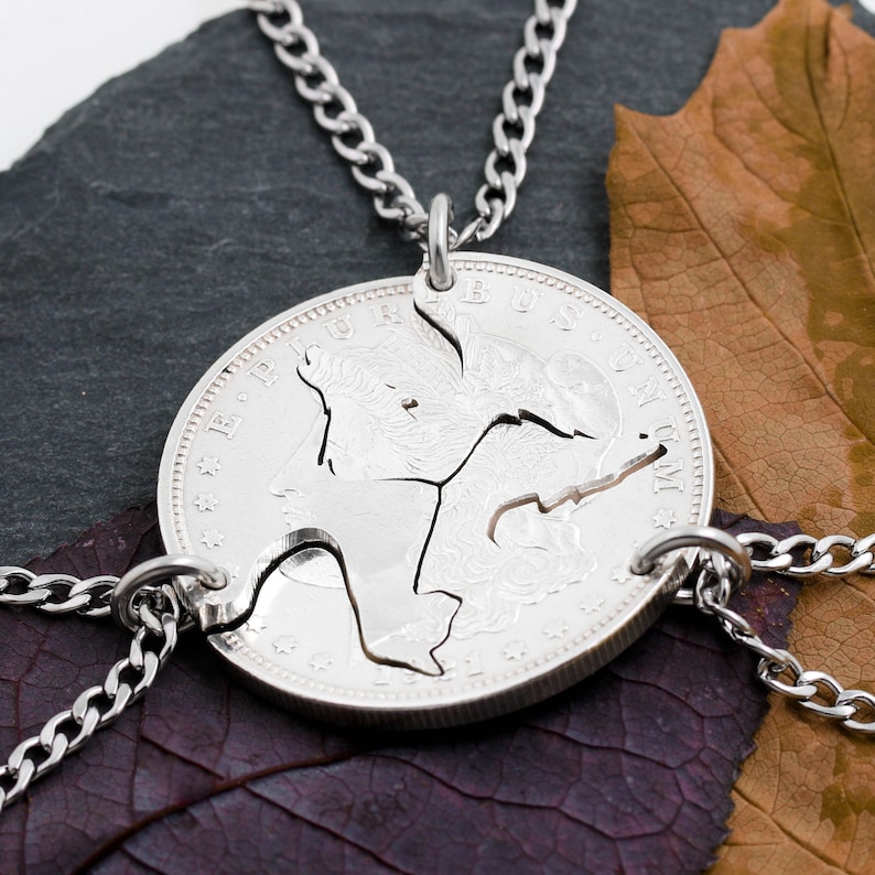 3 Best Friend Wolves and Cat Necklaces Two Wolves and One | Etsy