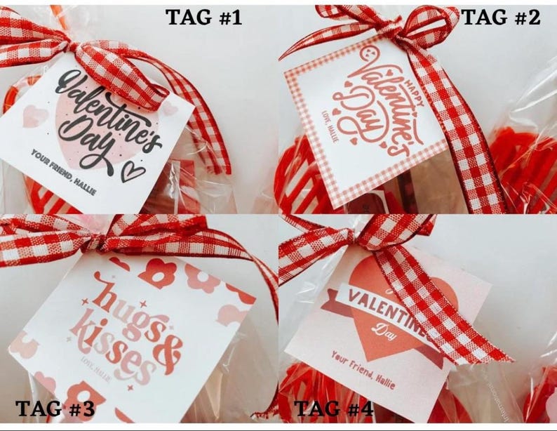 Valentine’s Day Goodie Bag, Valentine’s Day Party Favor, Custom Party ...