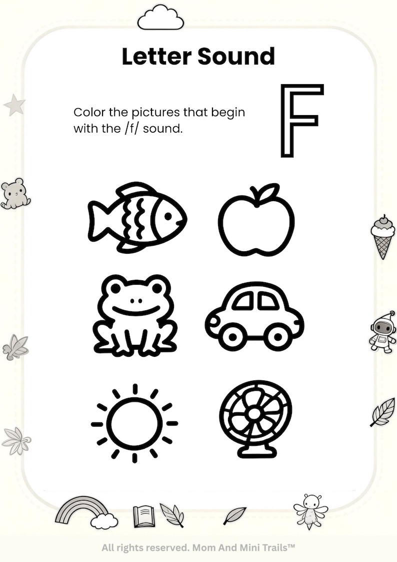 Phonics Worksheets Bundle A-Z | Letter Sound Activities for Preschool ...