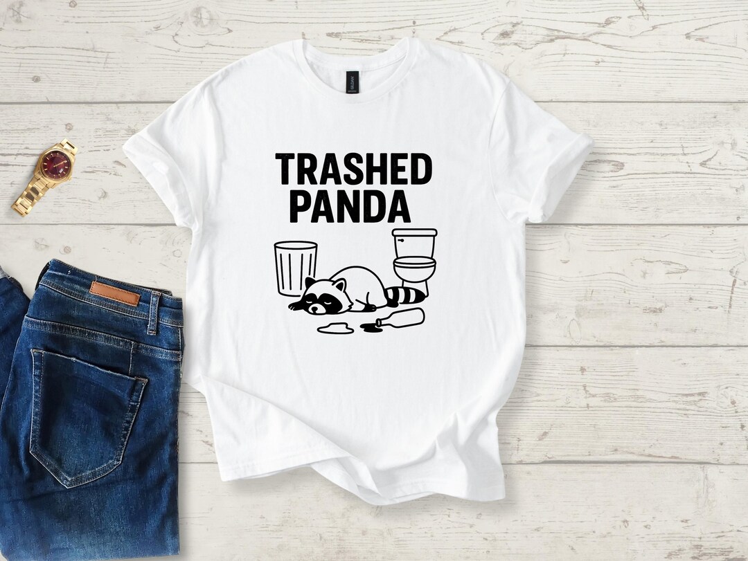 Trashed Panda Funny Drunk Racoon PNG: Humor Animals Png Party Drinking ...
