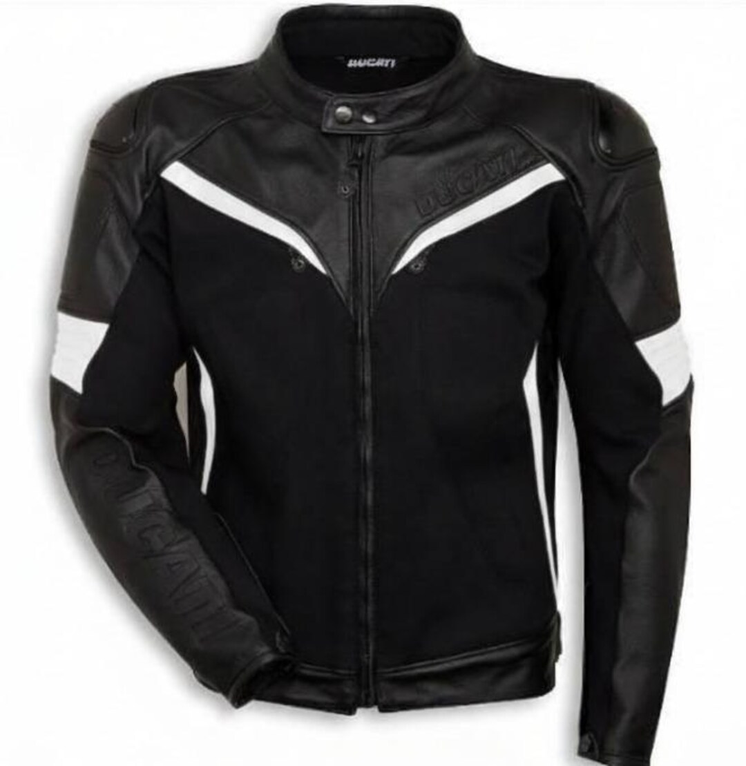 Ducati C2 Fighter Racing Leather Jacket for Men | Moto Riding Biker ...