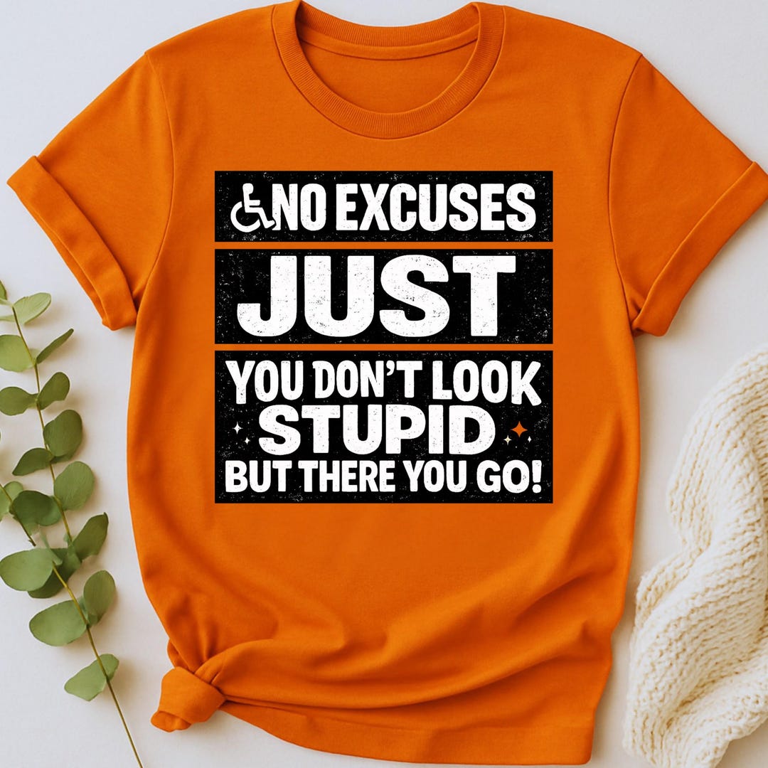 No Excuses Just You Don’t Look Stupid PNG, Funny Sarcastic Quote Shirt ...