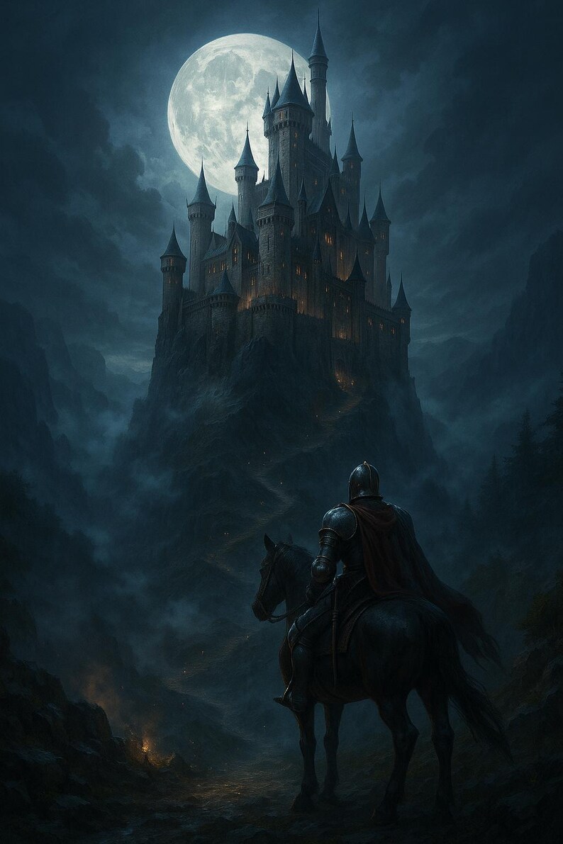 Medieval Knight Wallpaper Pack – 20 Epic Dark Fantasy Scenes | Armored ...