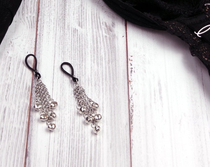 Nipple Bells - Non Piercing Nipple Jewelry - Bell Nipple Tassels ...