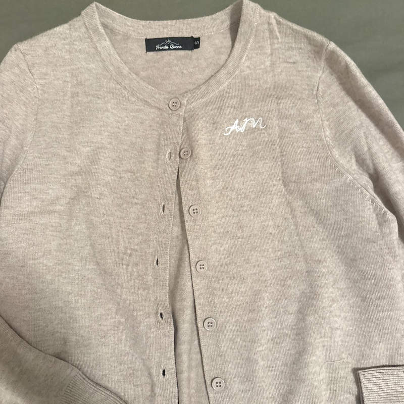 Hand Monogrammed Cardigan - Etsy