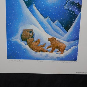 Shannon Cartwright Alaska Grizzly Bear Mother Cubs Winter Snow Time for ...