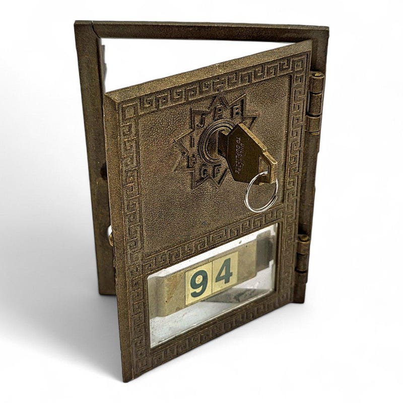 Antique Key Mailbox - Etsy