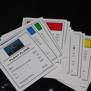 Alaska Monopoly Game Parts Pieces Tokens Cards Money Killer Whale ...