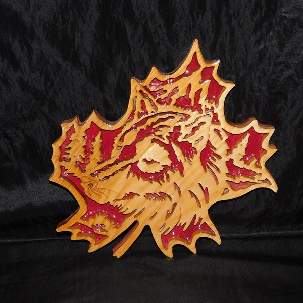 Maple Leaf Wall Plaque - Etsy