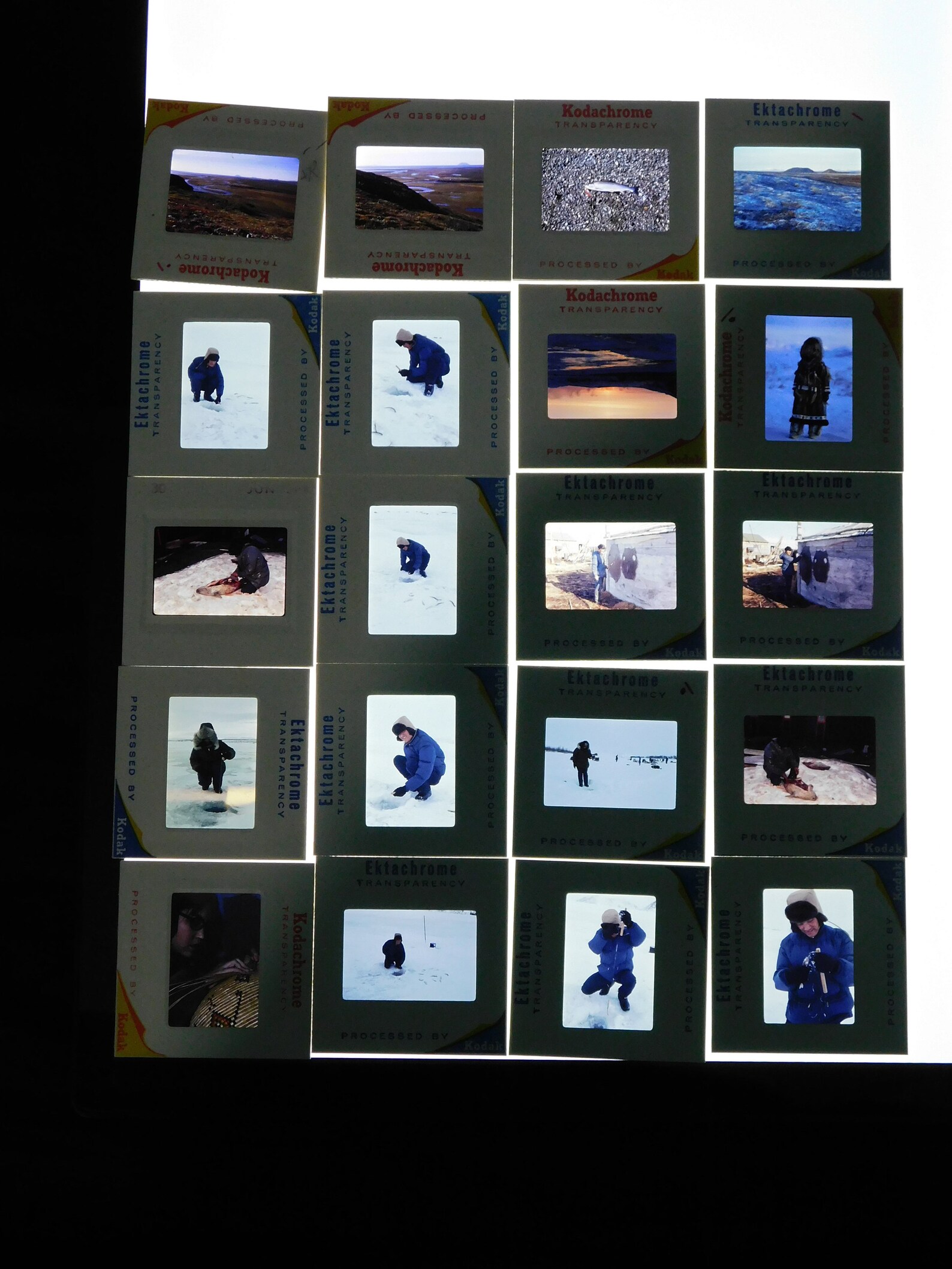 1970s Togiak Alaska Village Ice Fishing Seal Hunting Basket Weaving Lot ...