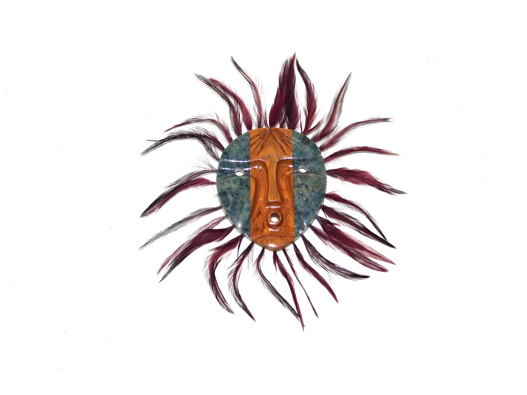 H Komakhuk Alaska Native Eskimo Spirit Mask the Whistler Wood Soapstone ...