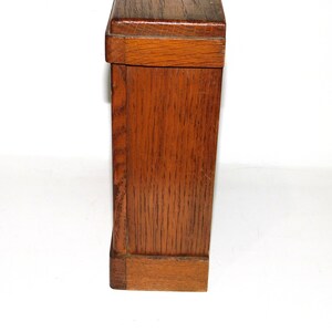 Antique Danish Wood Mantle Clock Dansk Spare Selskab Denmark Savings ...