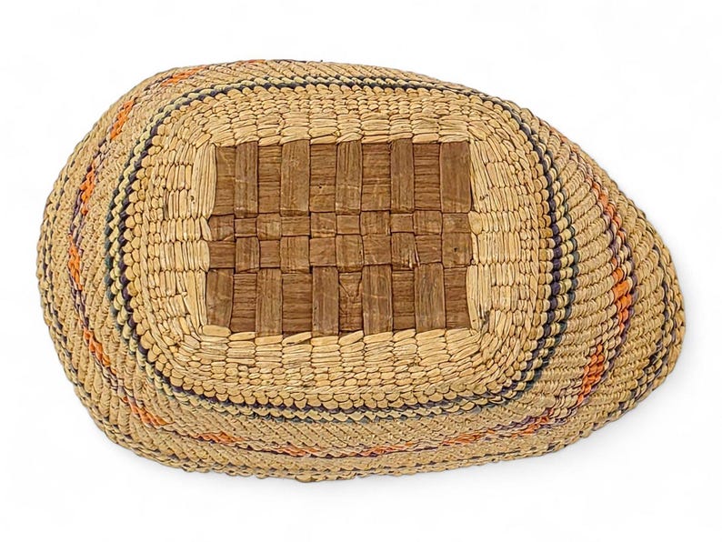 Vintage PNW Makah Nootka Native American Lidded Sweetgrass and Cedar ...