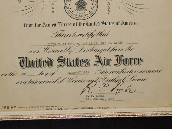 Honorable Discharge Certificate Template