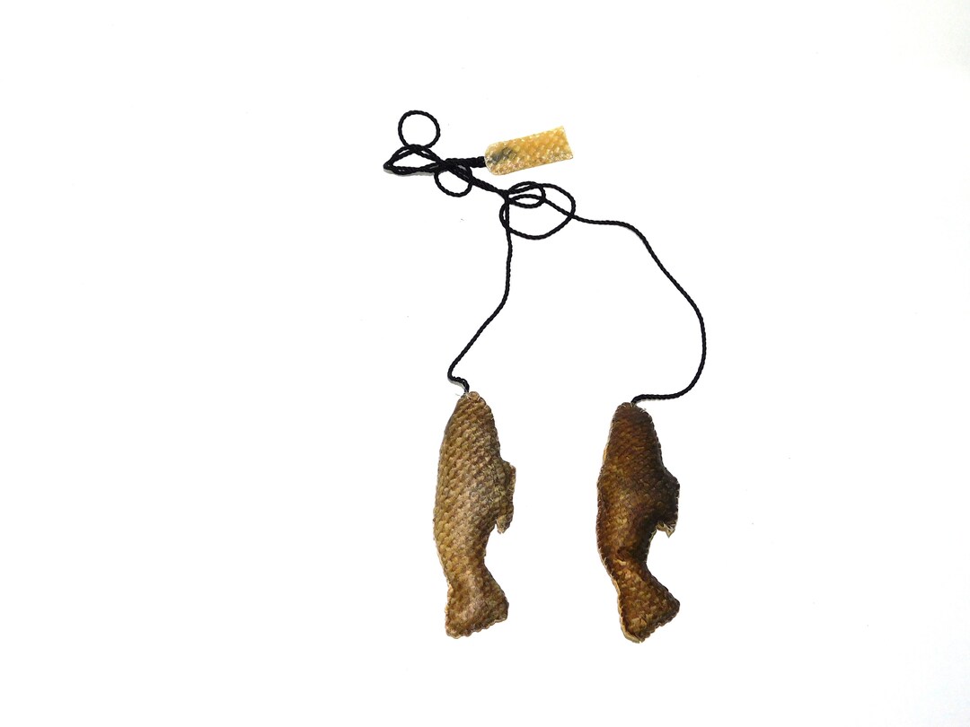 Alaska Native Eskimo Yo-yo Toy Salmon Fish Skin Leather Scales - Etsy