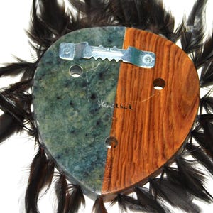 H Komakhuk Alaska Native Eskimo Spirit Mask Wood Soapstone Stone ...