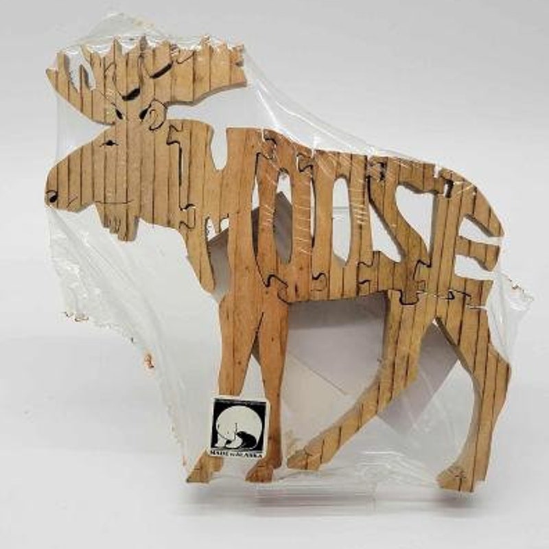 Moose Puzzle - Etsy