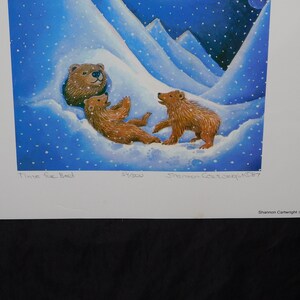 Shannon Cartwright Alaska Grizzly Bear Mother Cubs Winter Snow Time for ...