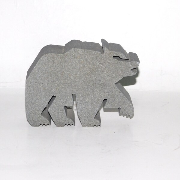 Concrete Bear Sculpture - Etsy