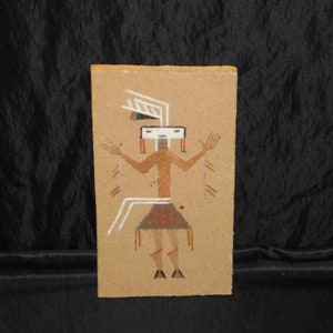 Healing String Corn Night Sand Painting Art Native American Indian ...