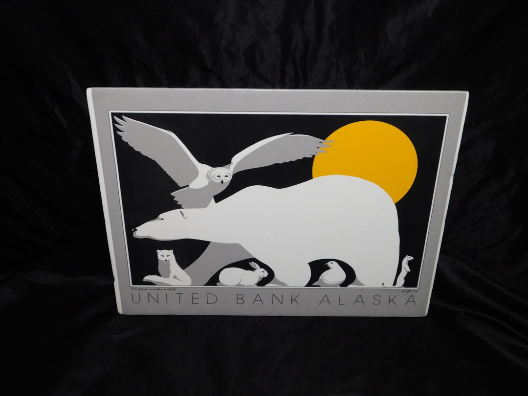 Susan Ogle Alaskan Animals United in Winter White United Bank Alaska ...