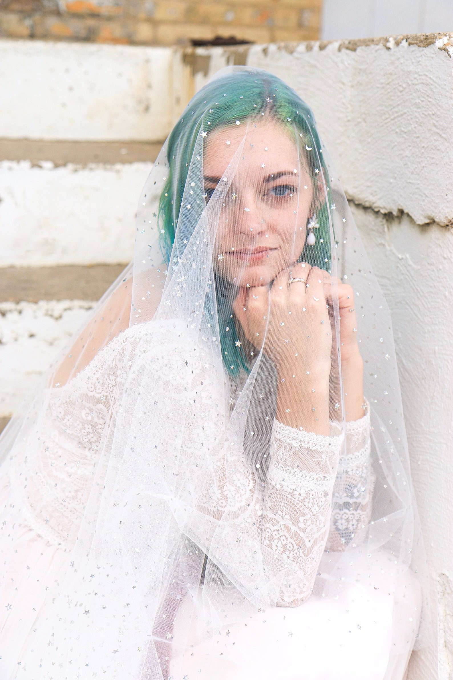 Celestial Starry Wedding Veil - Etsy