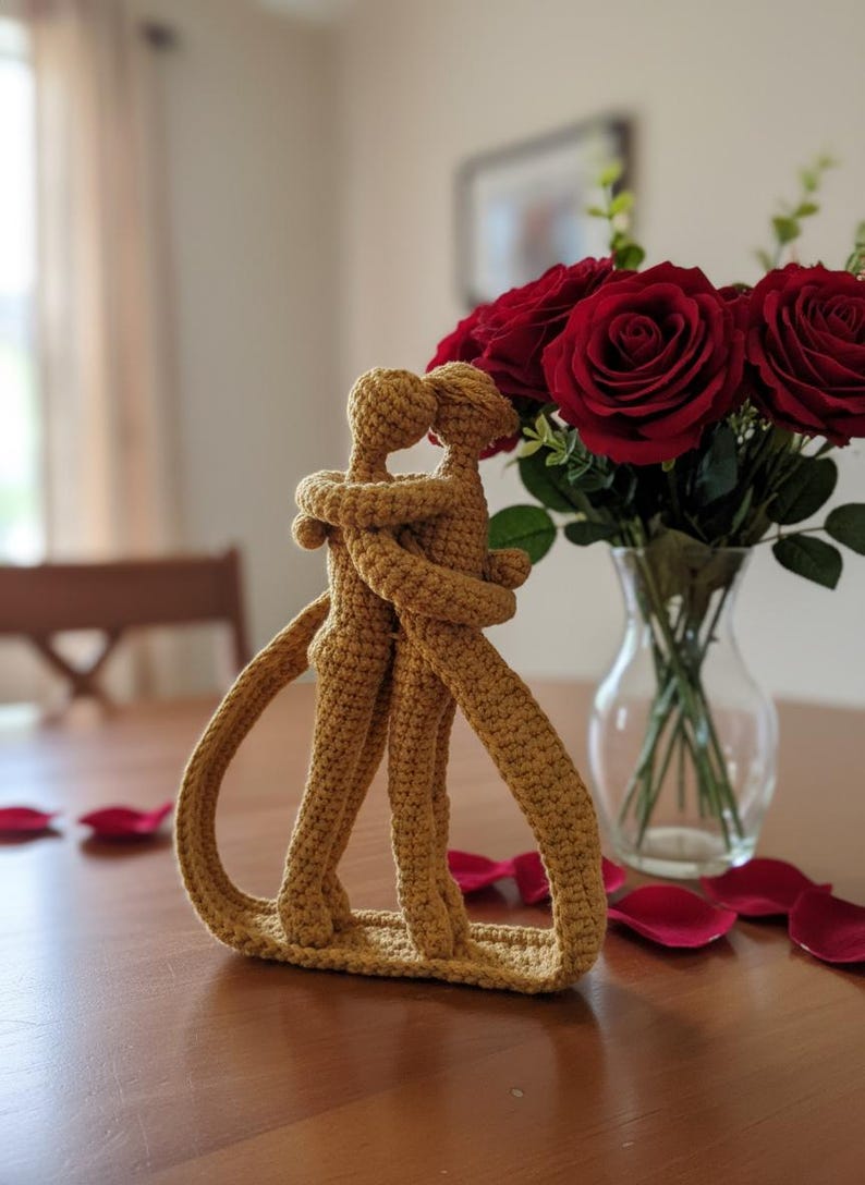 Couple Hugging Crochet Pattern - Eternal Bond Amigurumi DIY ...
