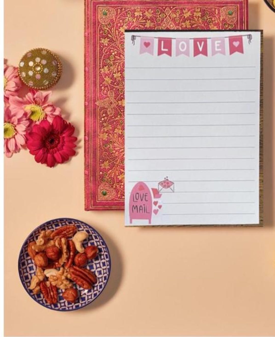 Love Mail, Valentine Stationary, Love Notes, Cute Notepad, Love Theme ...